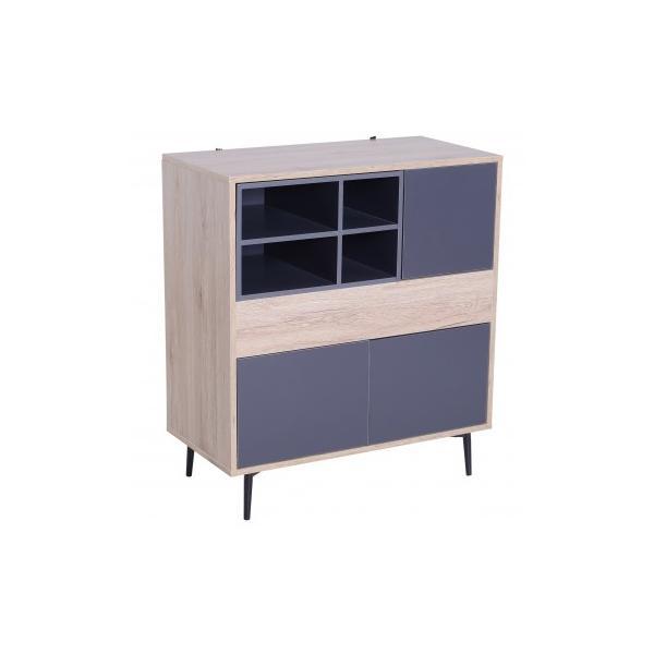 Dulap Natur+gri 78 x 39 x 87.2 cm - Caerus Capital - Homedelux.ro ...