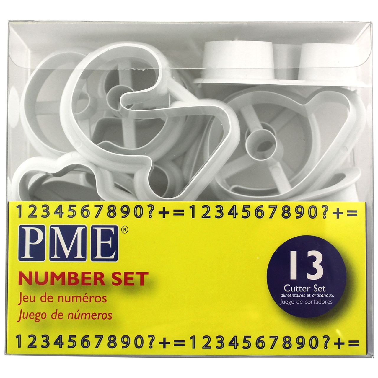 Forma cutter fondant, martipan model cifre, decupator cifre, set 13 buc ...